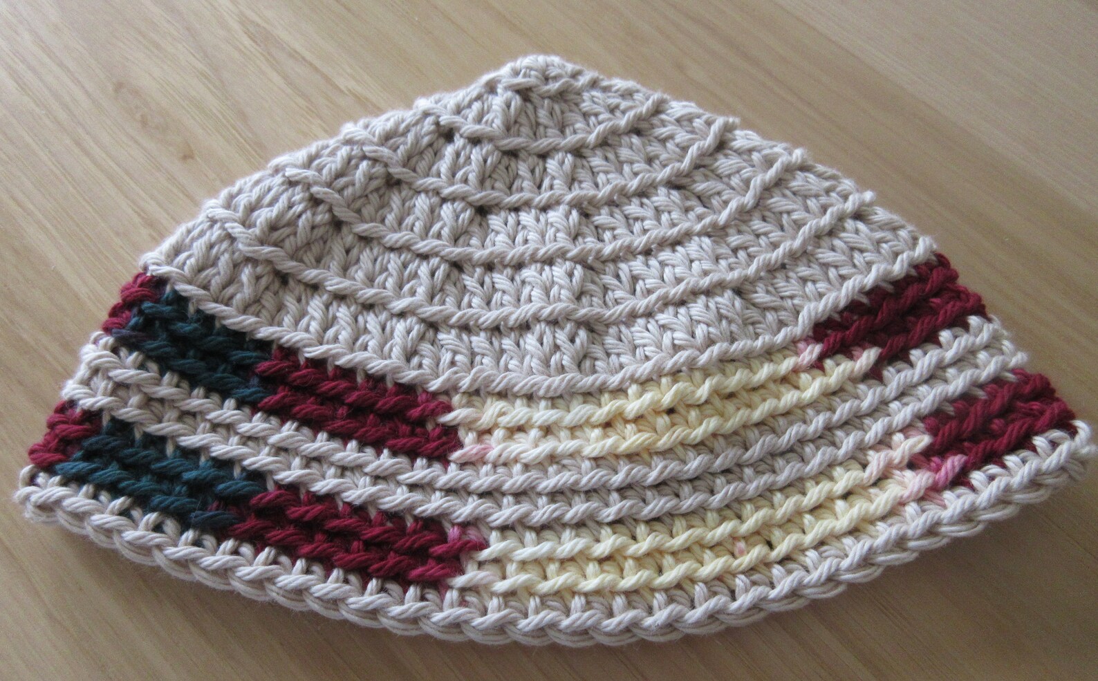 Kippot Extra Large Crocheted Kippa Cotton Kippah Jewish | Etsy