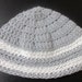 Kippot, Extra Large Crocheted Kippot, Cotton Kippot, Jewish Head ...