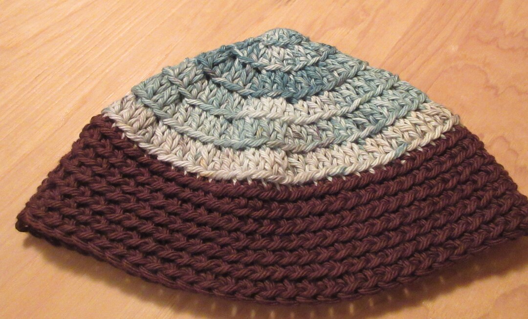 Kippot, Kippah, Extra Large Crochet Kippot, Jewish Head Covering ...