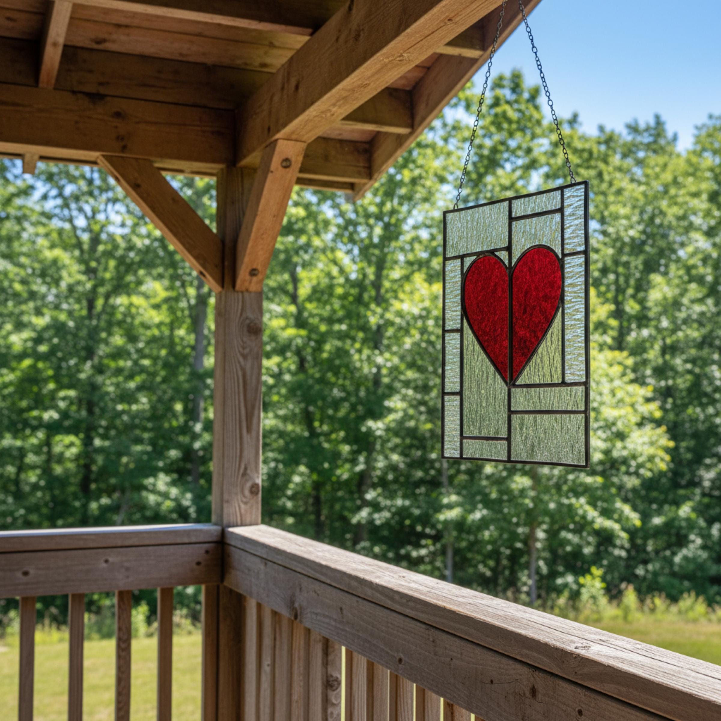 Stained Glass Pattern , Valentine’s Day Vitrail Template , Love Heart ...
