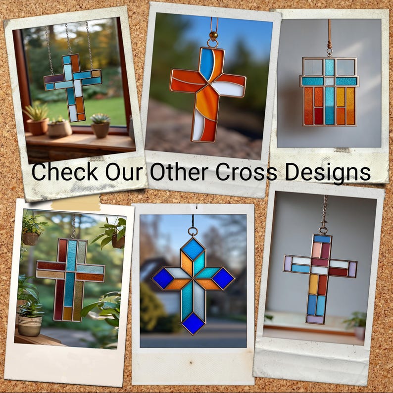 Faith Cross Stained Glass Pattern | Religious Gift PDF | Christian ...