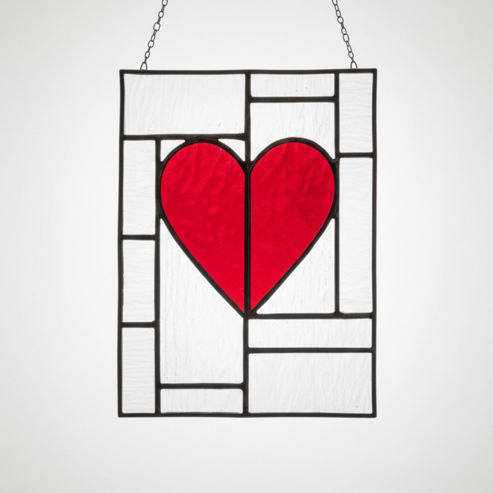 Stained Glass Pattern , Valentine’s Day Vitrail Template , Love Heart ...