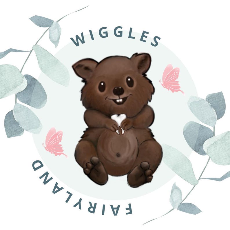 Wiggles Paper Doll 2D - 2 Sizes Provided - 1" and 3" - Etsy