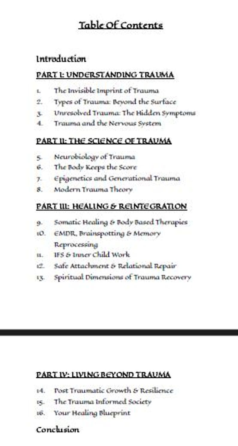 The Trauma Reset Map: Nervous System Healing Guidebook - Etsy