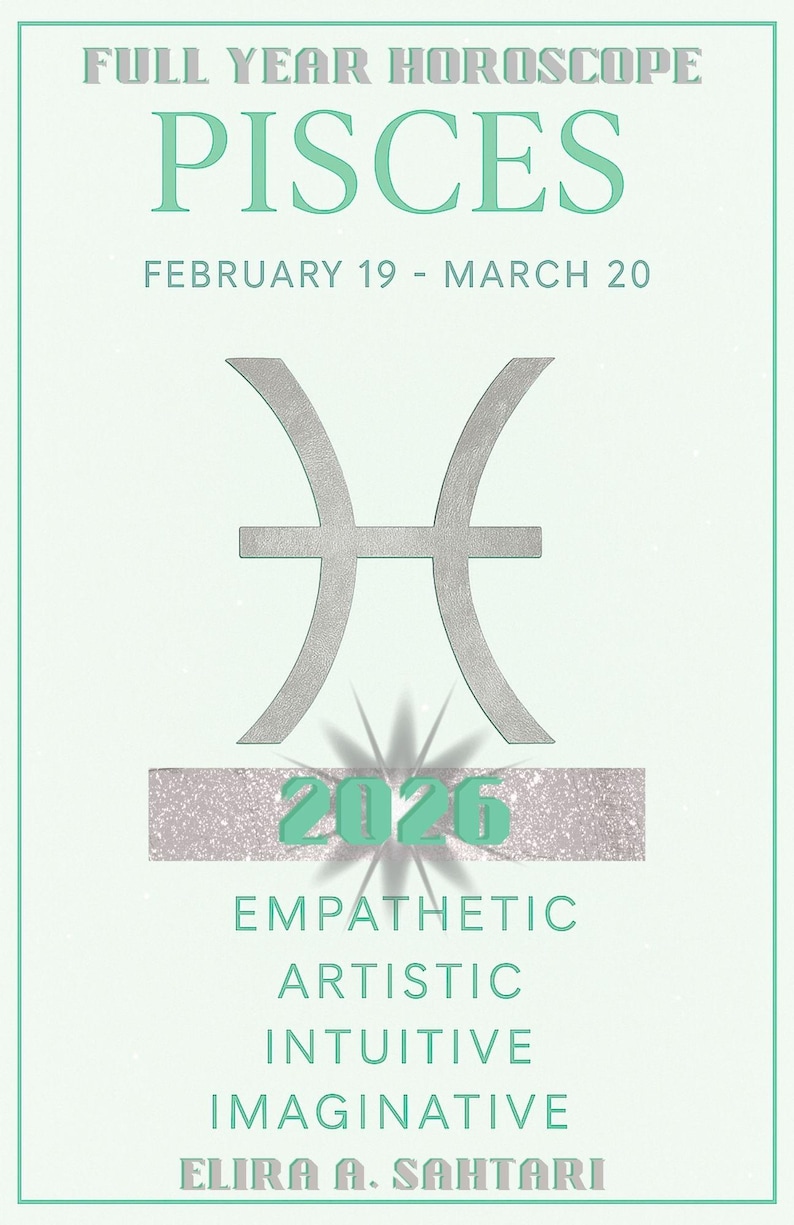 Scorpio 2026 Astro Yearbook: Zodiac Horoscope - Etsy