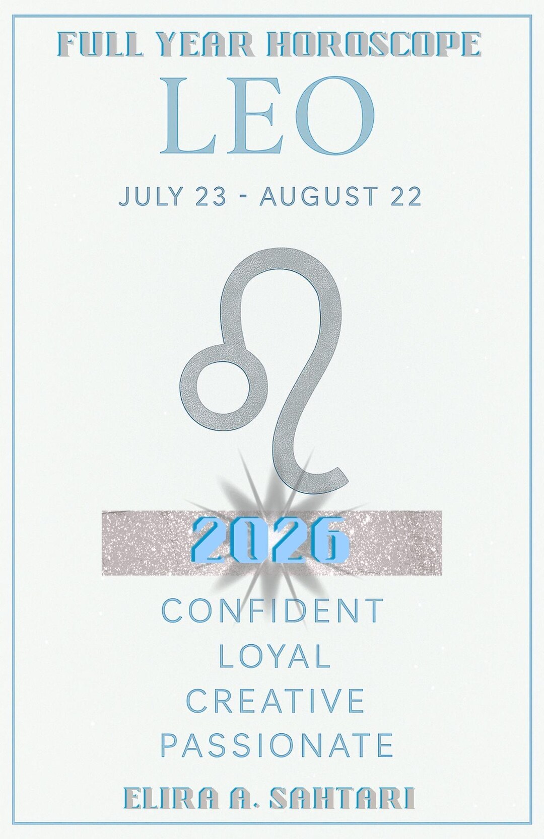 Leo 2026 Horoscope Yearbook: Astrology & Alchemy Guide - Etsy