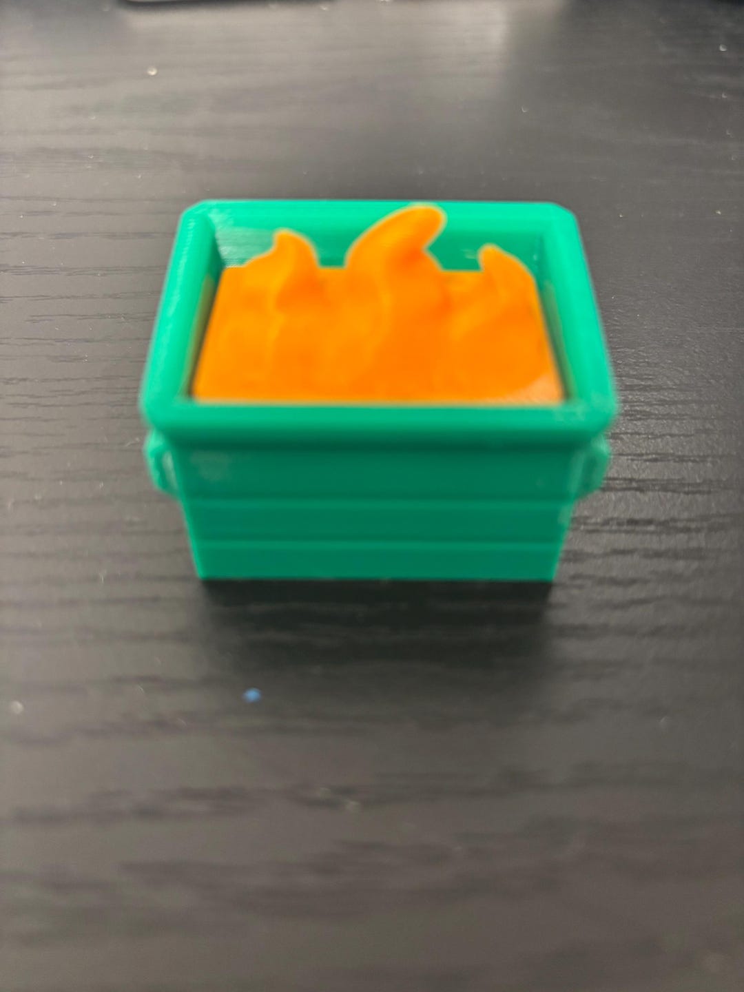 3D Printed Dumpster Fire Clicker - Etsy