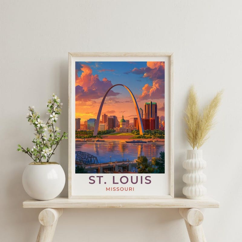 St Louis Poster - Etsy