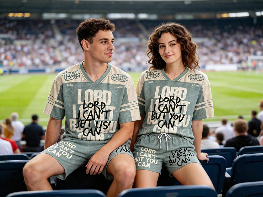 Lord I Can’t but You Can Christian Mesh Jersey and Shorts Set Team ...