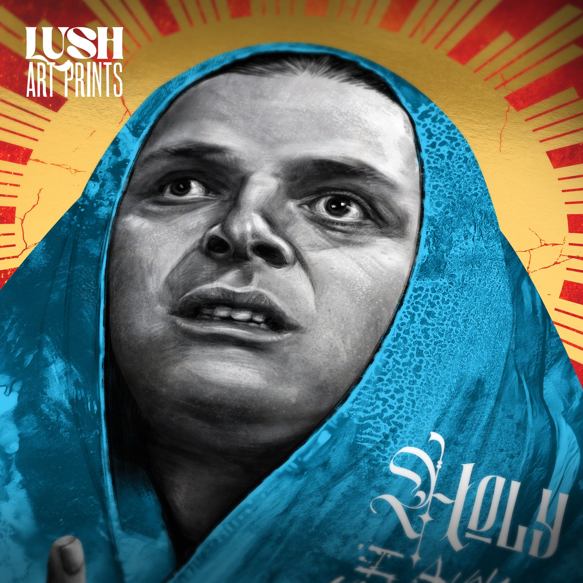 Rik Mayall, Bottom 'holy' Gold Foil Signed Limited Edition A4 Vintage ...