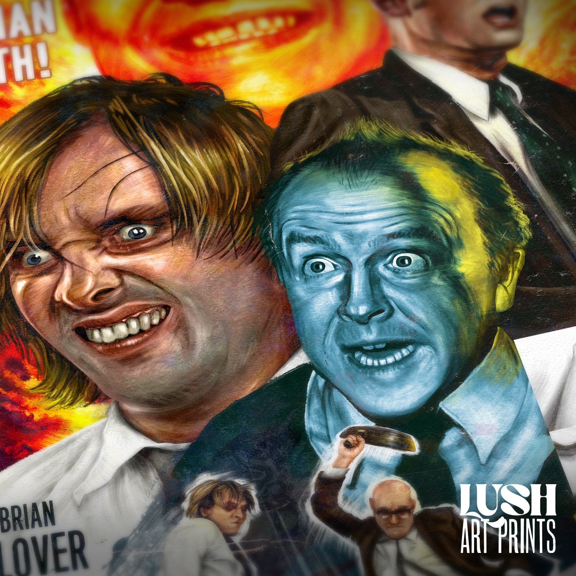 Bottom 'gas' Signed Limited Edition A3 Vintage Movie Poster. Retro Wall ...