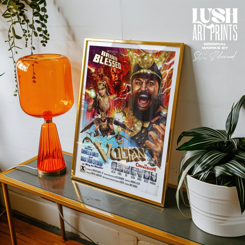 Vultan - Flash Gordon A3 Signed Film Poster Art Print, Ltd Edition ...
