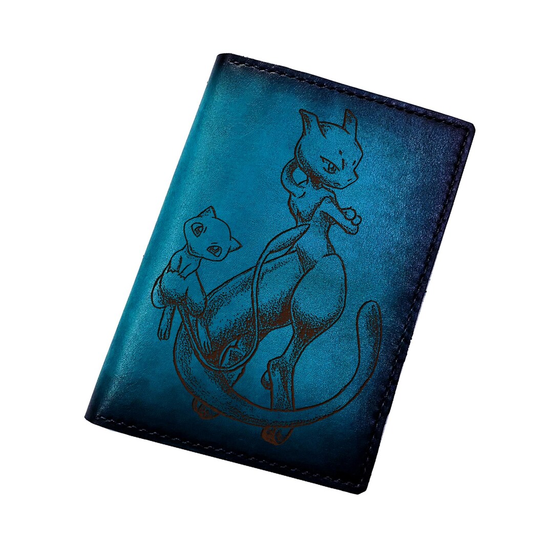 Mew Leather Passport Wallet, Handmade Travel Organizer - Etsy