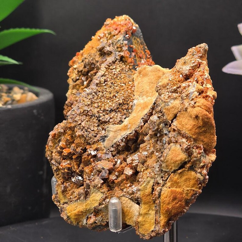 Large 4.3" Vanadinite Crystal Specimen in Matrix – Moroccan Crystal ...