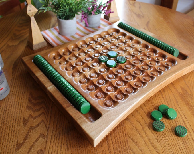 Vintage 1977 Large Deluxe Othello Board Game - Complete With 64 ...
