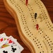2 Player Cribbage Board Two Tier Maple Top/cherry Bottom - Etsy Canada