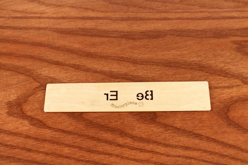 Beer Periodic Table of Elements Wooden Bookmark Science Art | Etsy