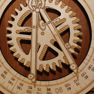 Engineering Wall Art & Wall Decor, Wooden Engineer Plaque Laser ...