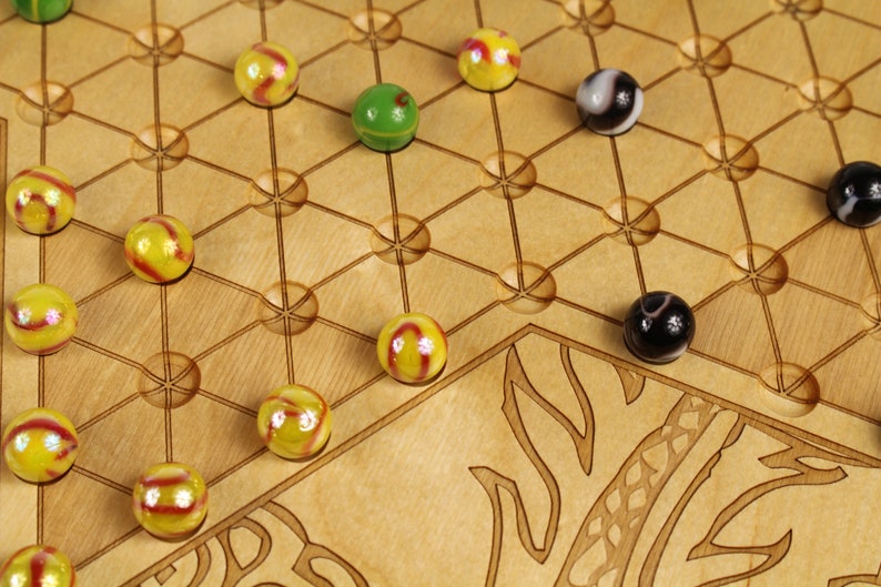 High Quality Large Chinese Checkers W 16mm Designer Marbles - Etsy Canada