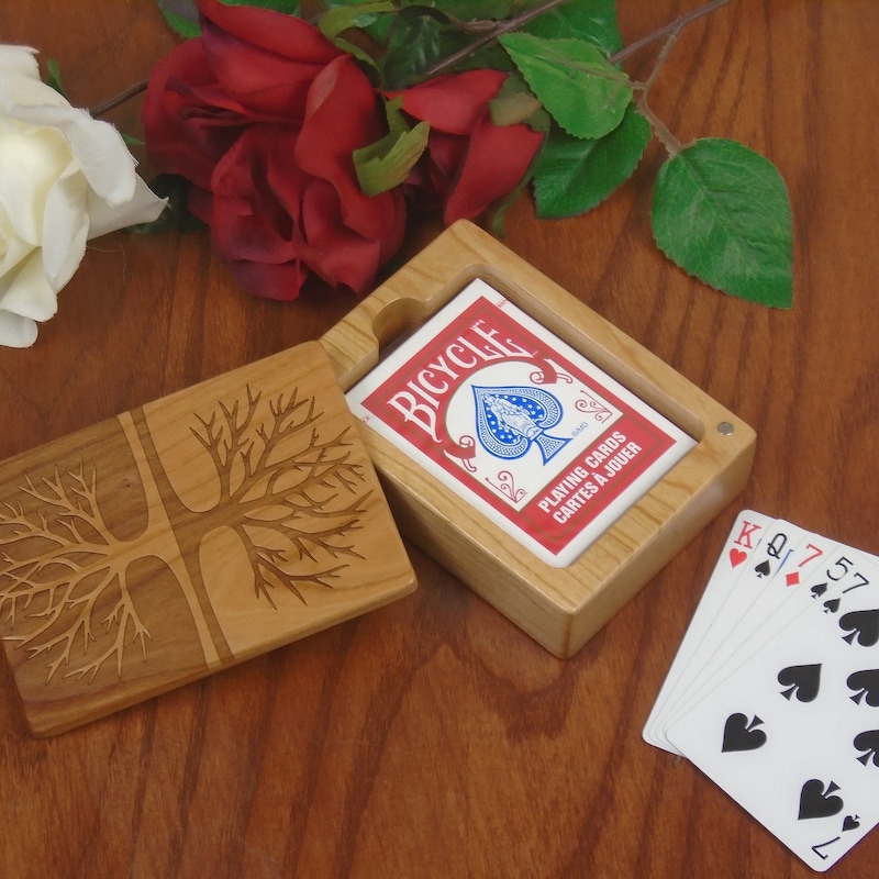Wood Card Holder - Etsy