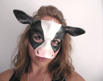 Cow mask | Etsy
