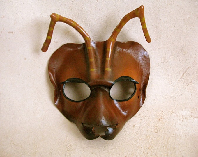 Ant Leather Mask Adult or Child Sizes Masquerade Mask | Etsy