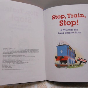 Vintage "stop, Train, Stop" Dr. Zeuss Book - Copyright 1995 - Etsy