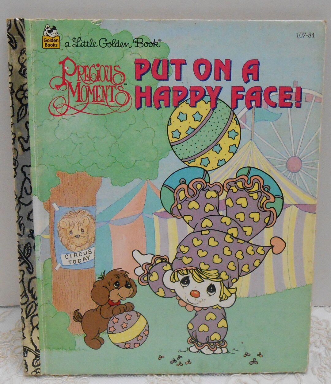 Little Golden Book "precious Moments" - Put on a Happy Face - 107-84 - Etsy