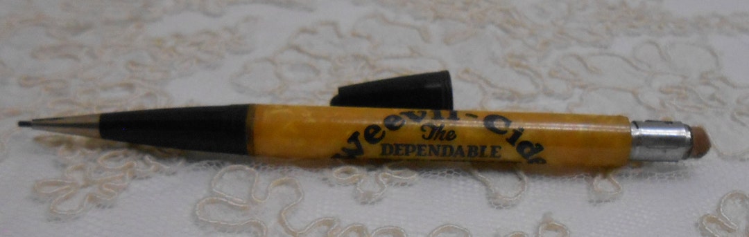 Marbled Celluloid Mechanical Pencil weevil-cide the Dependable Grain ...