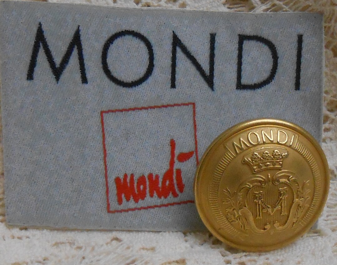 Designer MONDI Designer Logo Button 1 Inch - Etsy