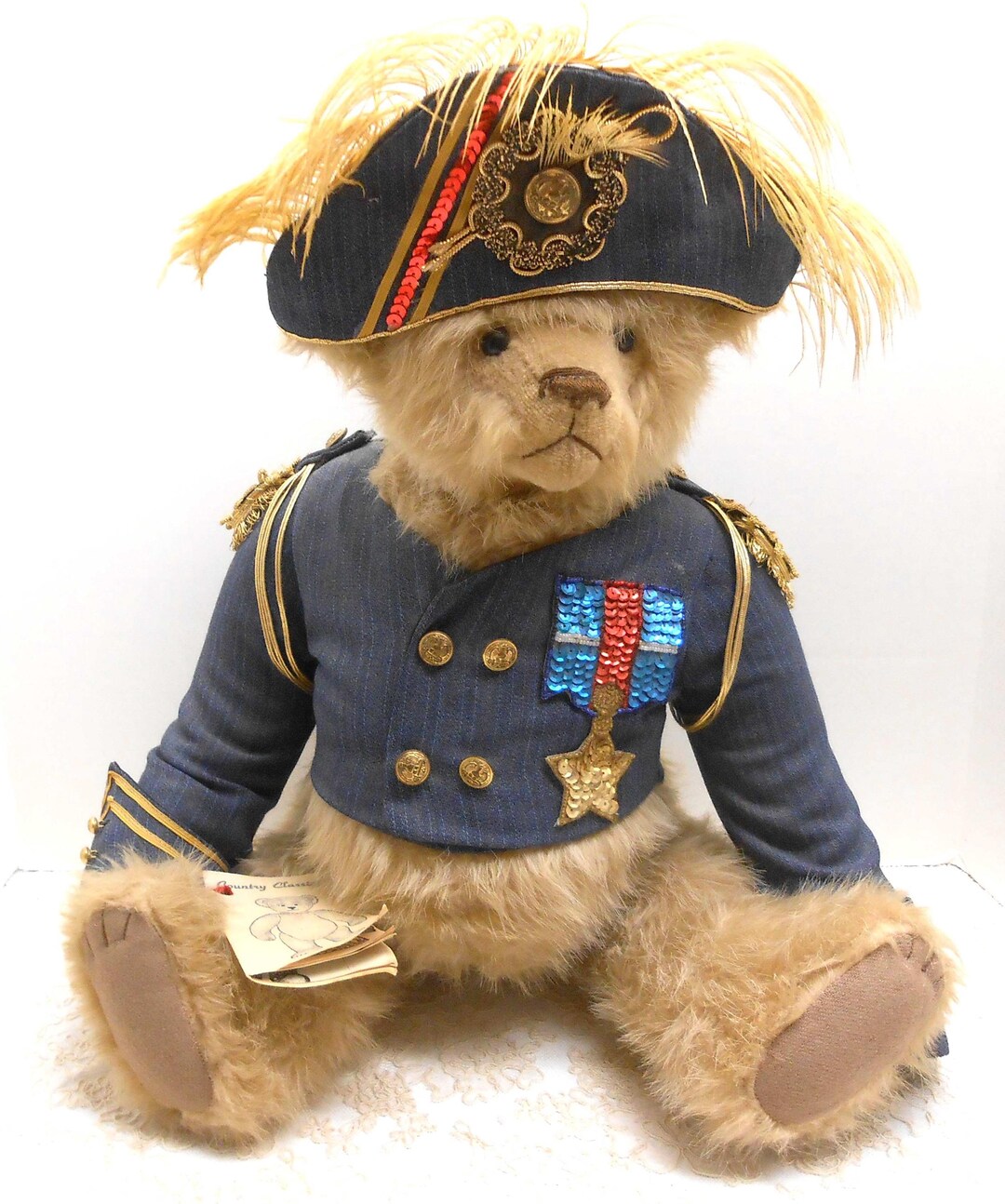 FABULOUS Vintage Artist-made Mohair Style Jointed Teddy Bear Depicted ...