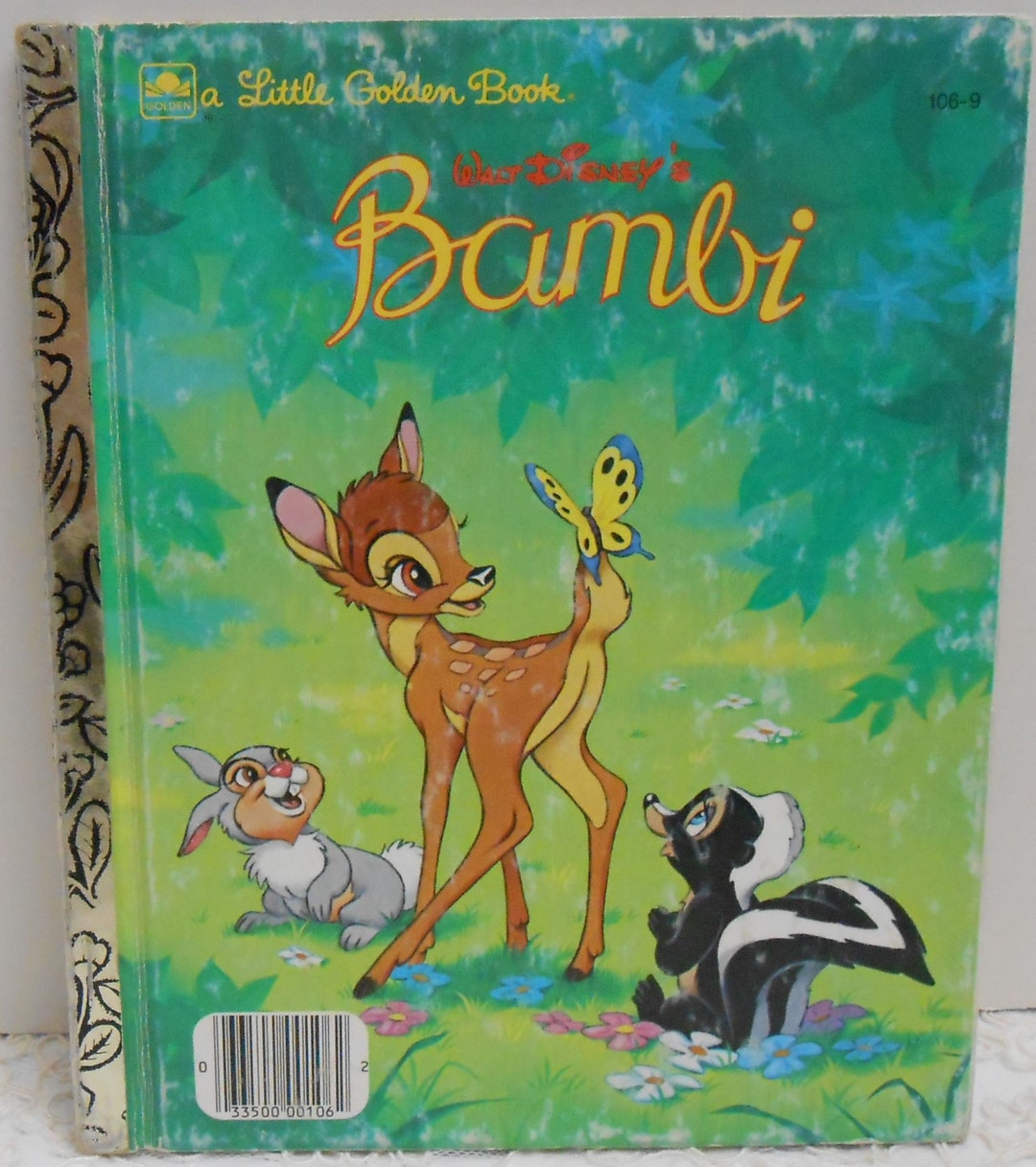 Vintage bambi Little Golden Book 106-9 - Etsy
