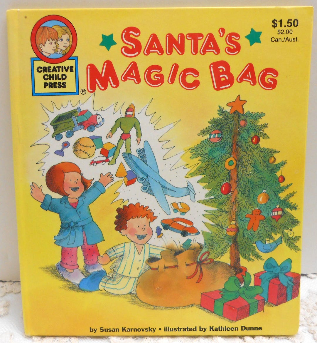 SANTA'S MAGIC BAG, A Creative Child Press Book Originally 1.50 - Etsy