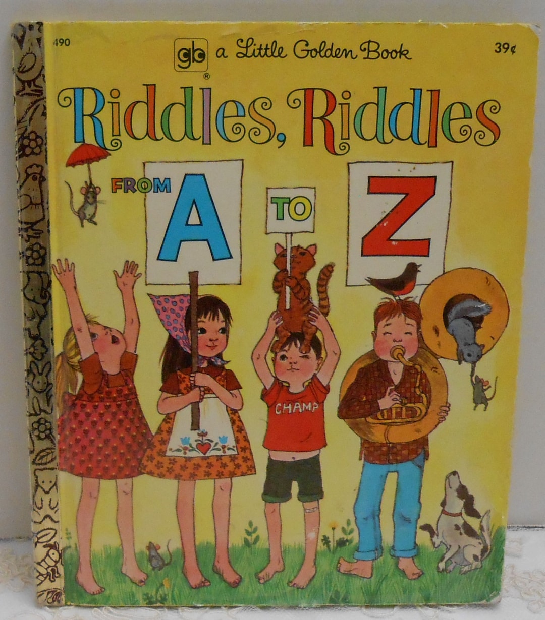 Vintage "riddles, Riddles" Little Golden Book Originally 39 Cents - Etsy