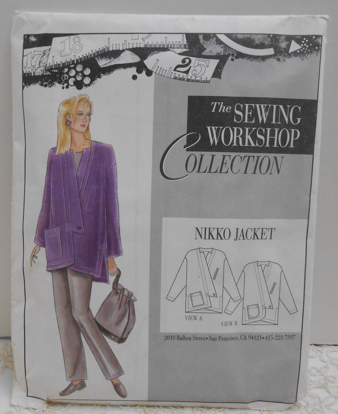 Nikko Jacket Pattern by the Sewing Workshop UNCUT - Etsy