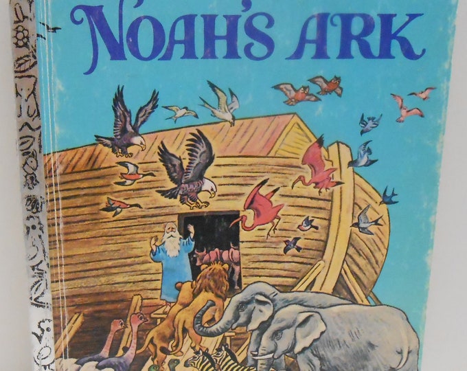 Vintage noah's Ark Little Golden Book 307-51 - Etsy