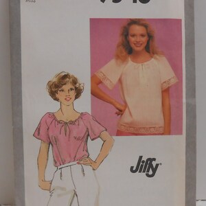 Vintage Jiffy Blouse Simplicity's Pattern 9548 Size 18 UNCUT - Etsy