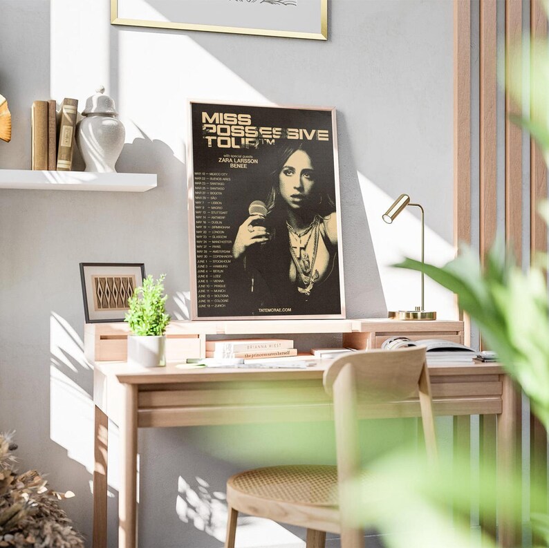 Tate Mcrae Miss Possessive Tour Poster | Tate Mcrae Concert Wall Art ...