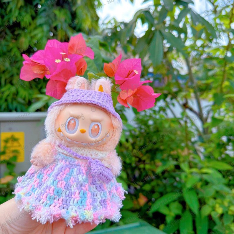 PDF Pattern - Sweetheart Dress for Labubu Standing Pendants - Etsy
