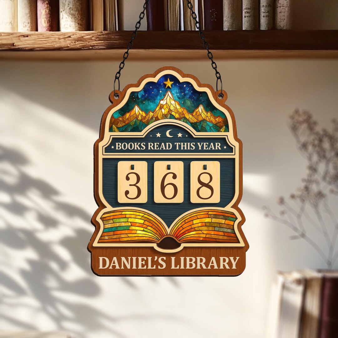 Personalized Books Read Tracker,books Read This Year,book Club Gift ...