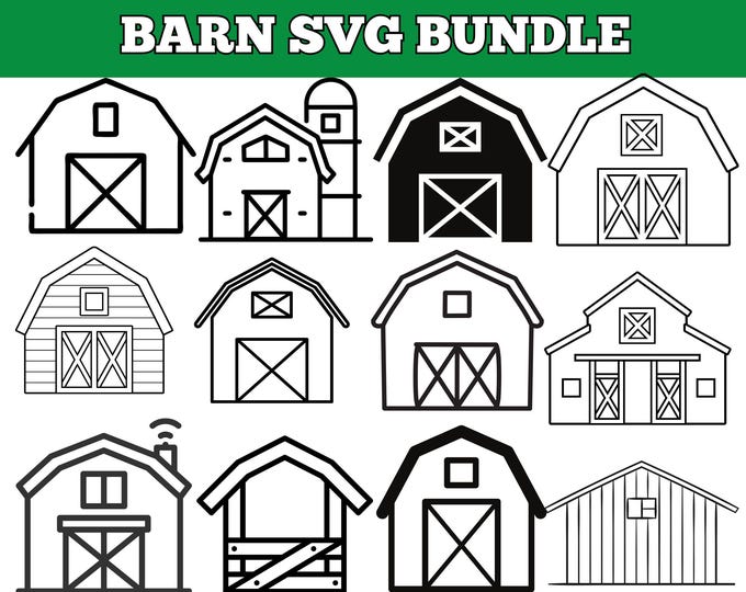Farm Barn SVG Bundle - Etsy Canada