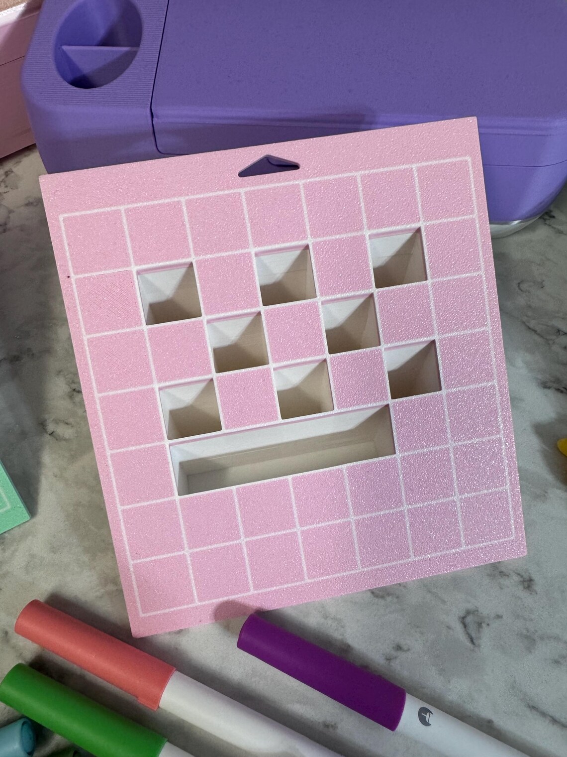 Micro Mini Mat Crafting Tool Caddy - Storage Tray - Cricut Mat Inspired ...