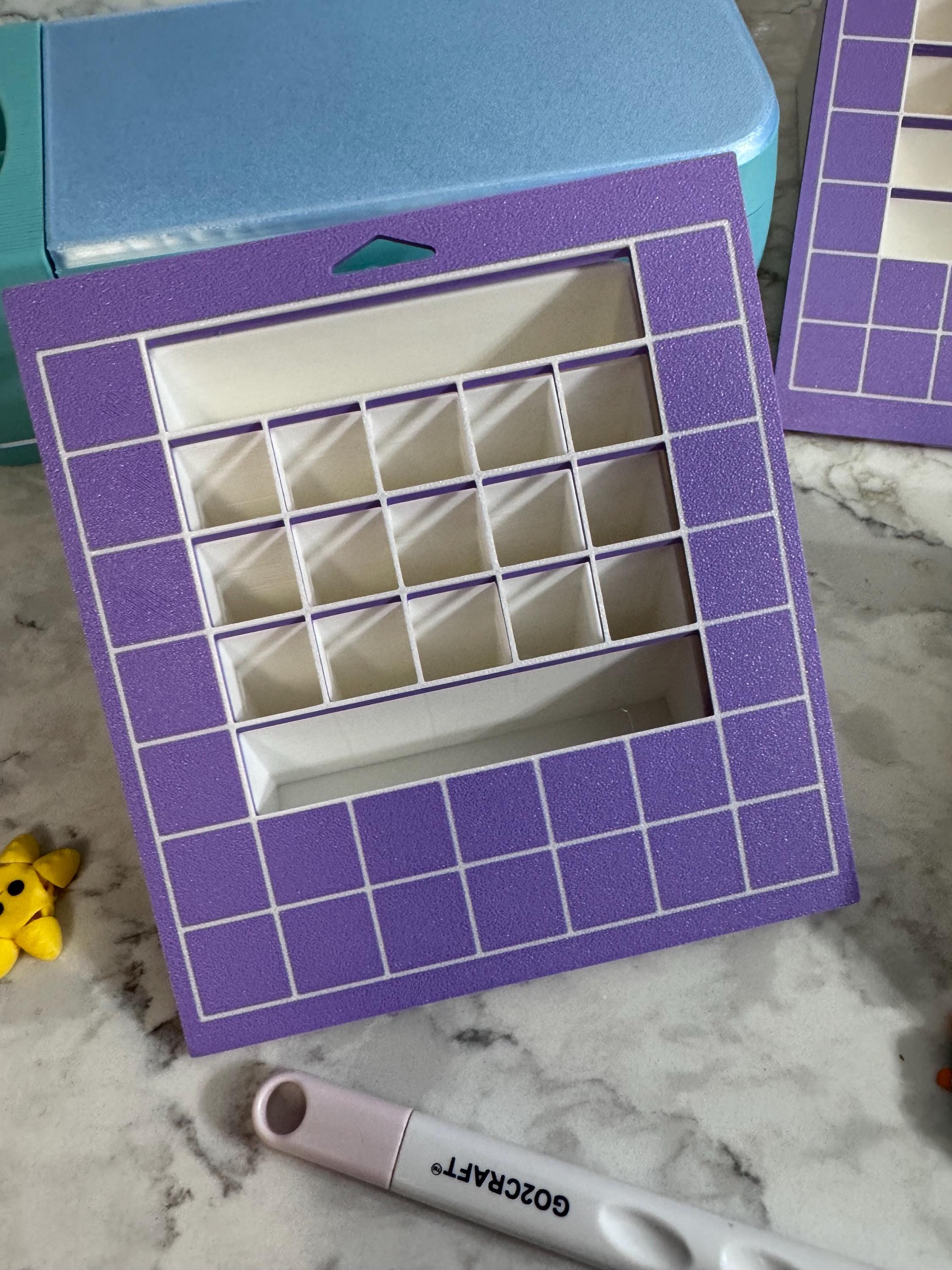 Micro Mini Mat Crafting Tool Caddy - Storage Tray - Cricut Mat Inspired ...