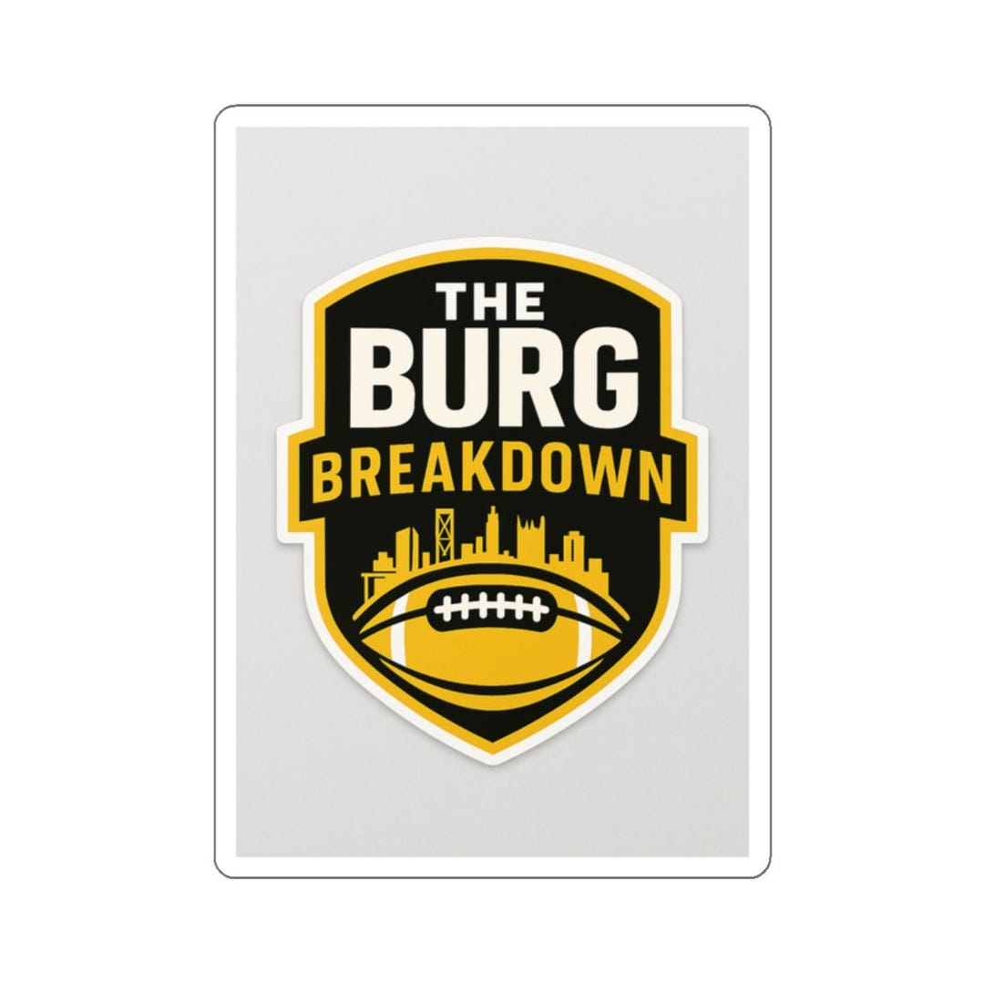 The Burg Breakdown Sticker Steelers Fan Logo Pittsburgh Football Decal ...