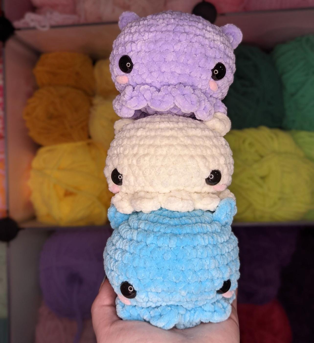 Adorable Cuddle Fish Crochet Pattern - Digital Download - Amigurumi ...