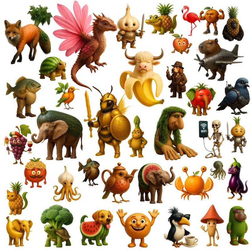 Italian Brainrot Cards - Etsy