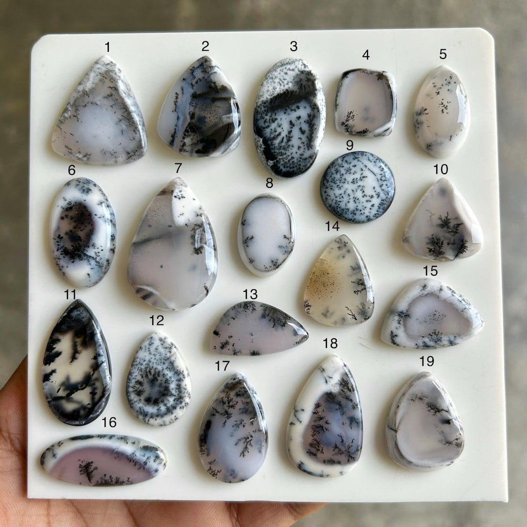 Dendrite Opal A One Quality 100% Natural Dendrite Opal Cabochon Loose ...