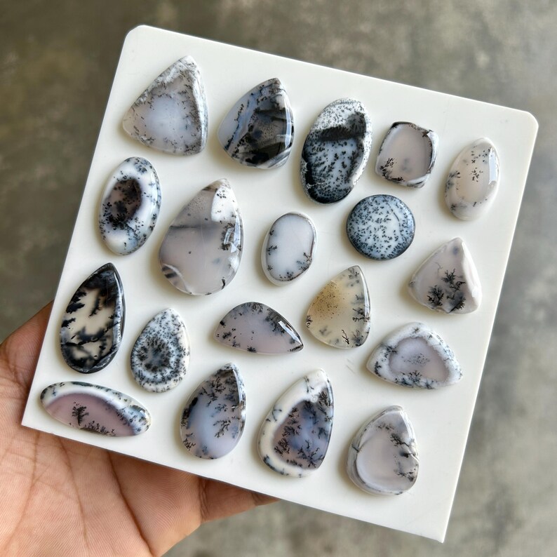 Dendrite Opal A One Quality 100% Natural Dendrite Opal Cabochon Loose ...