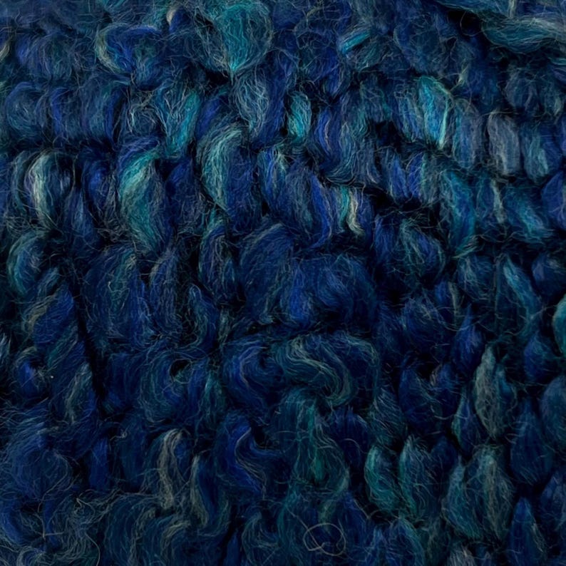 Lion Brand Homespun Yarn: 302 Colonial Blue (discontinued and Rare ...