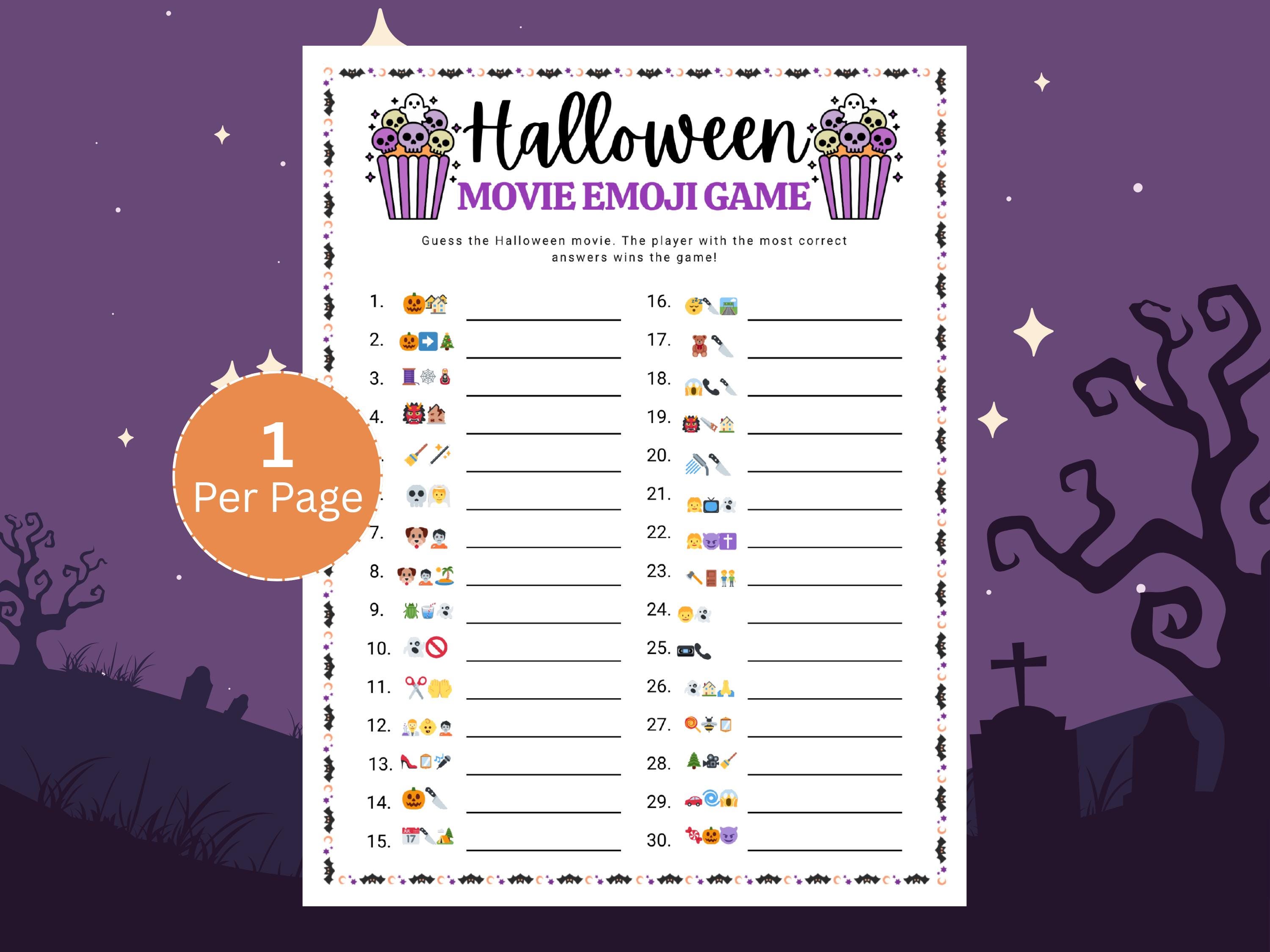 Halloween Emoji Games, Halloween Emoji Game, Halloween Candy Emoji Game ...
